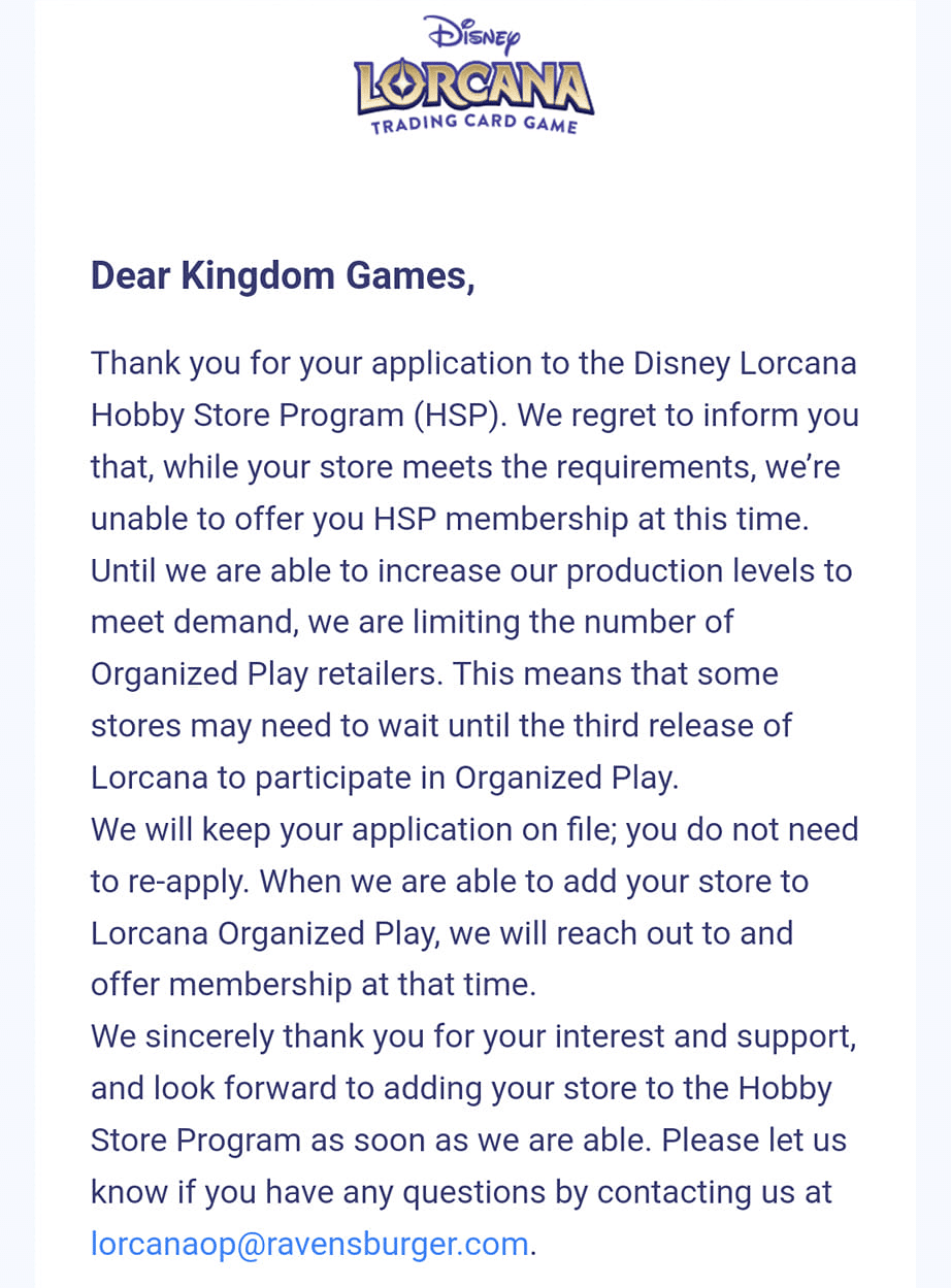 Hobby Store Program - Set 2 & 3 Updates - Mushu Report | Disney Lorcana ...