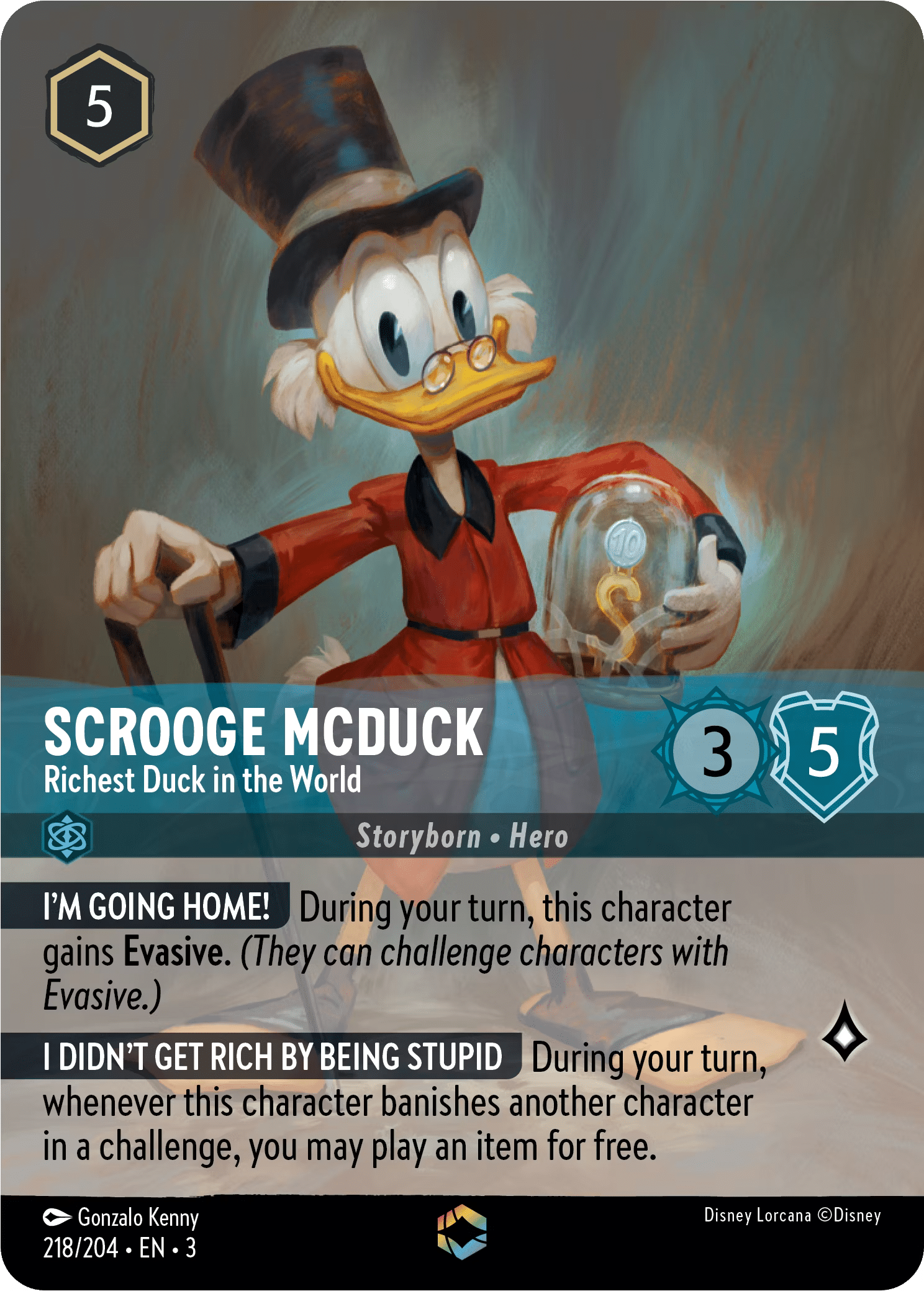 Scrooge McDuck - Richest Duck in the World Enchanted Reveal - Mushu ...