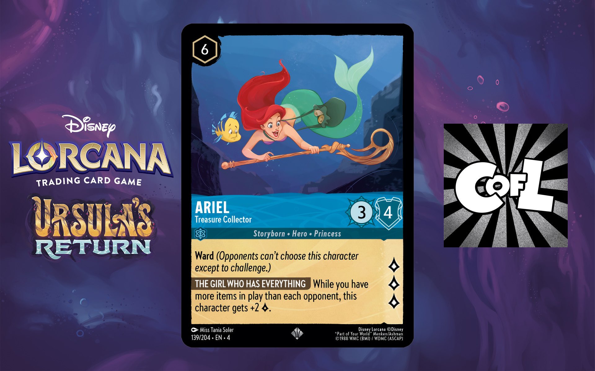 Atlantica, Ariel & Hidden Inkcaster - Mushu Report | Disney Lorcana ...
