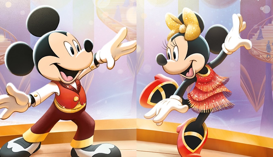 Mickey Mouse - Enthusiastic Dancer & Minnie Mouse - Dazzling Dancer ...