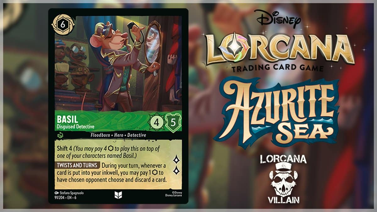 Basil - Disguised Detective - Mushu Report | Disney Lorcana News & Updates